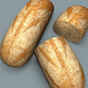 Whole Wheat Bread 3D Models for Download | TurboSquid