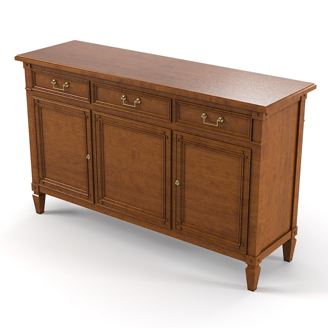 Selva Bellagio Sideboard 3d Model