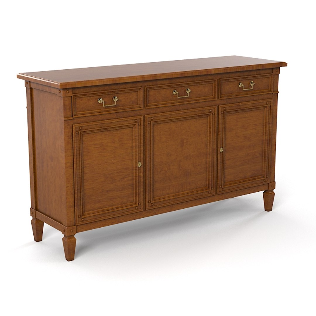 Selva Bellagio Sideboard 3d Model