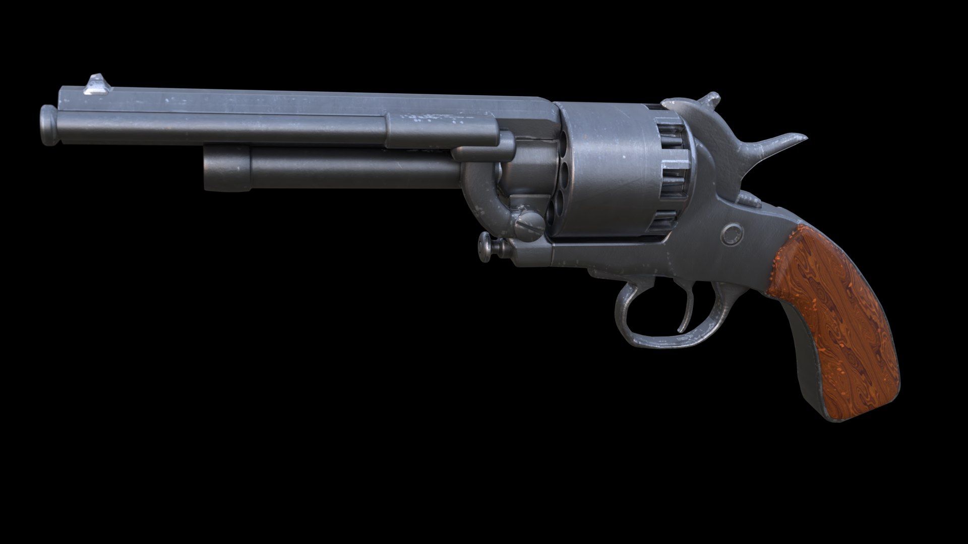 LeMat Revolver - Fully Textured High Quality 3D Model - TurboSquid 1738185