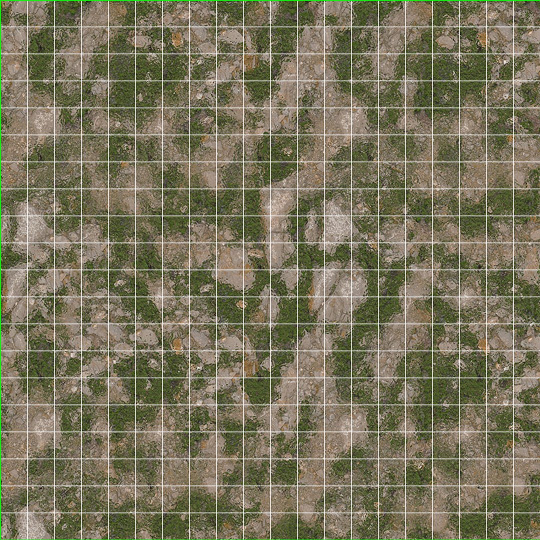 Mossy Stones Ground Tile 3D Model - TurboSquid 2179099
