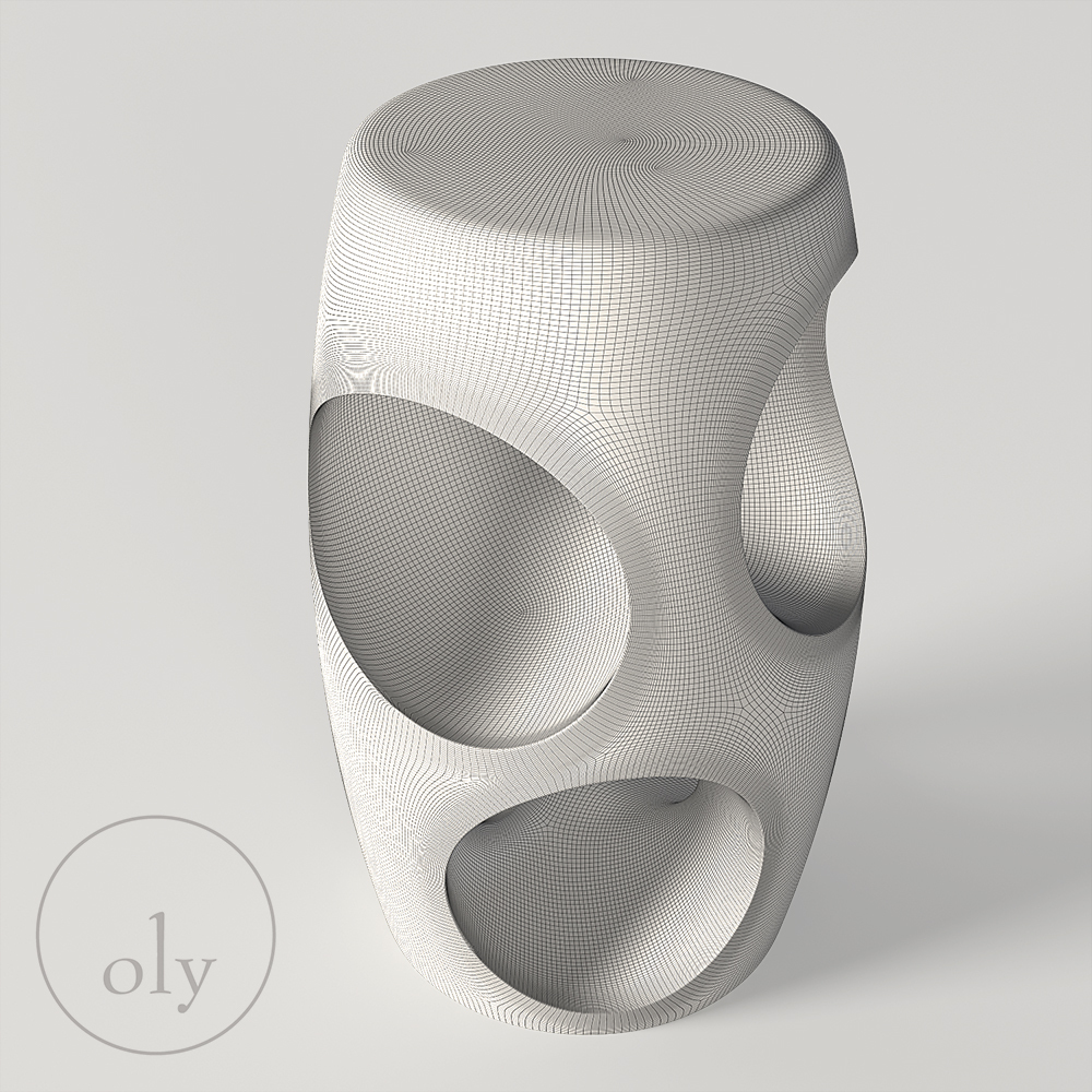 Oly cosmo stool 3D model - TurboSquid 1301828