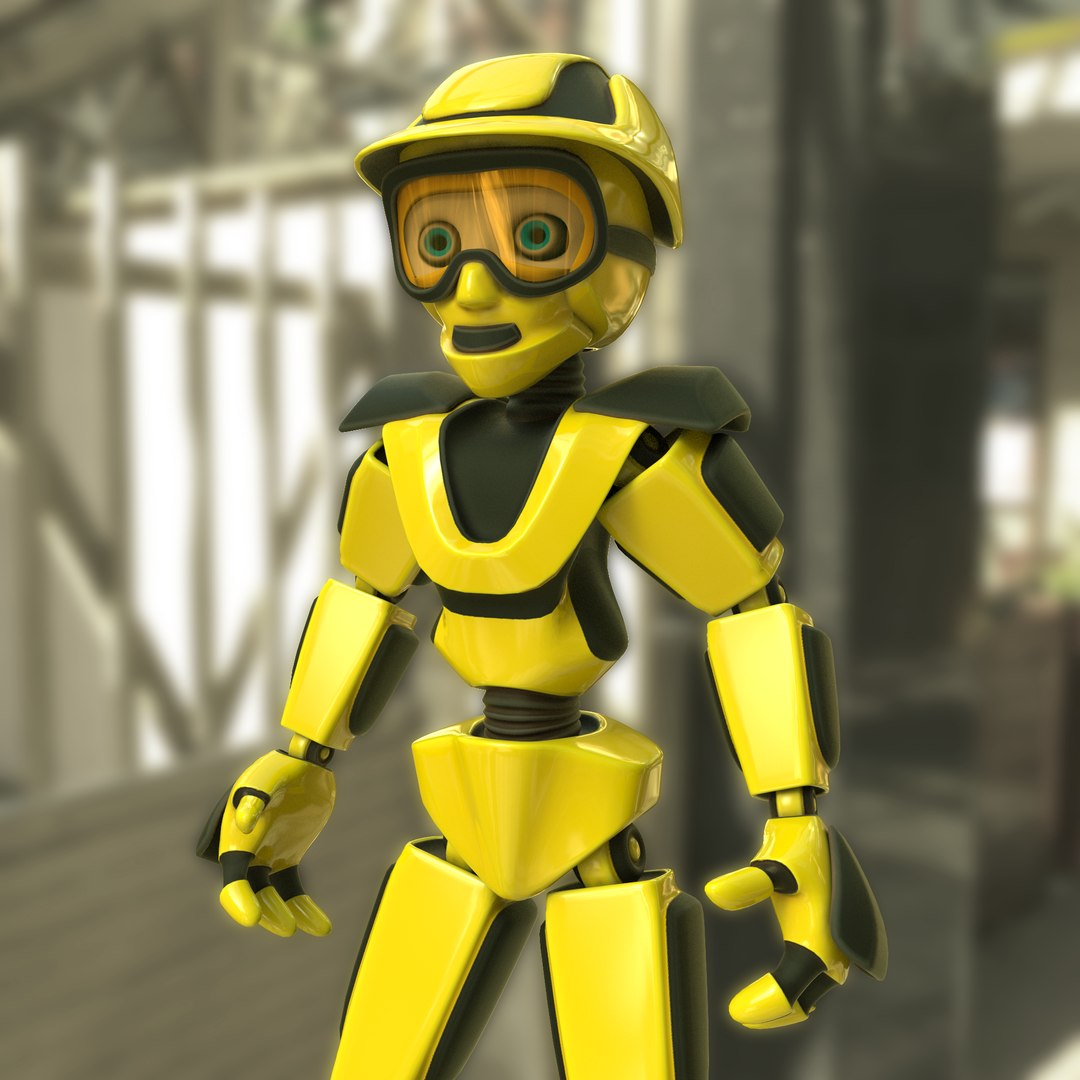 robot builder 3d model