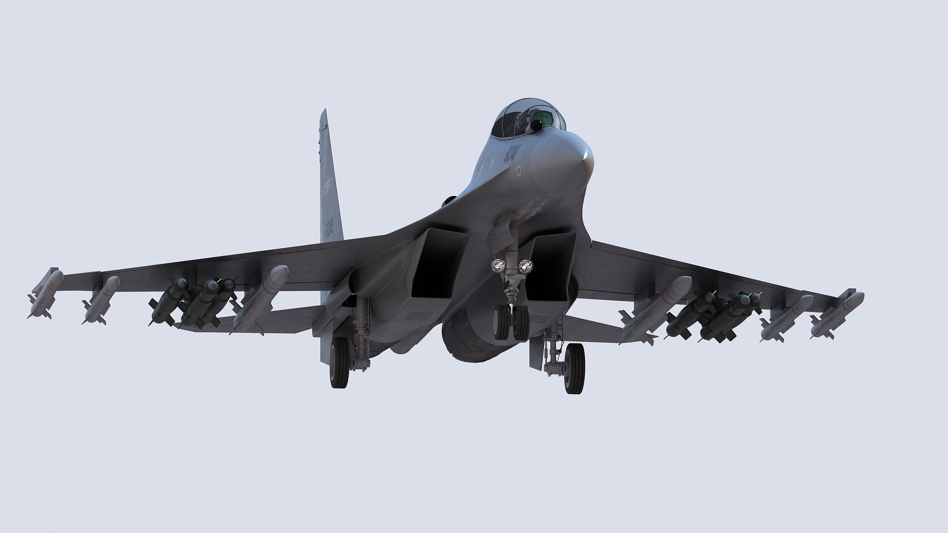 3D Chinese J-16 Fighter Jet Model - TurboSquid 2313488