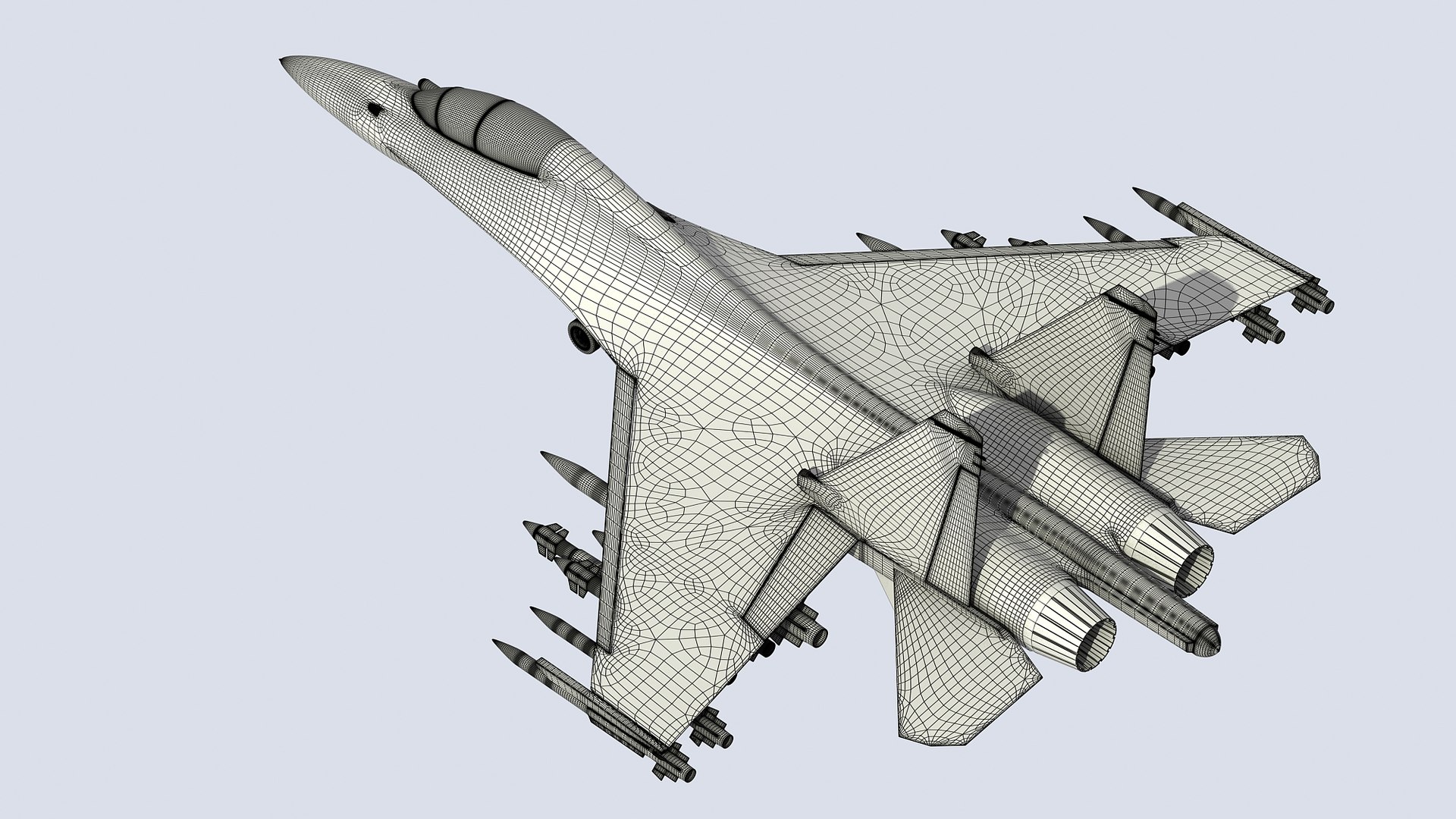 3D Chinese J-16 Fighter Jet Model - TurboSquid 2313488