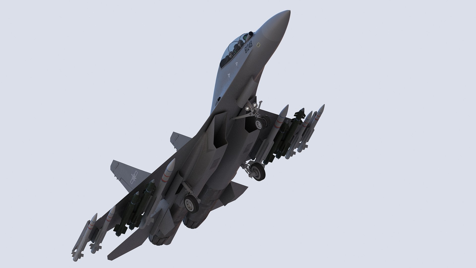 3D Chinese J-16 Fighter Jet Model - TurboSquid 2313488
