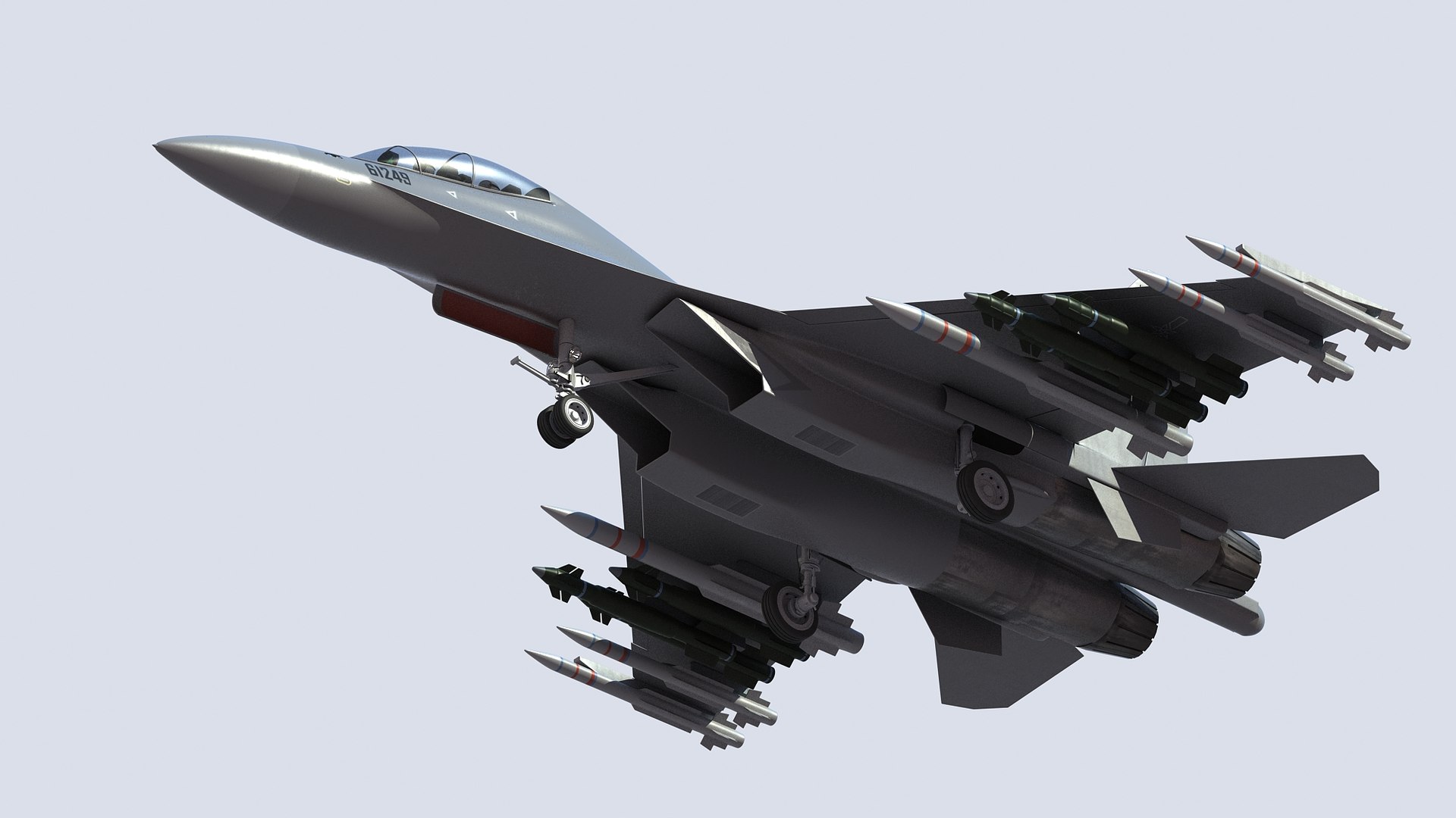 3D Chinese J-16 Fighter Jet Model - TurboSquid 2313488