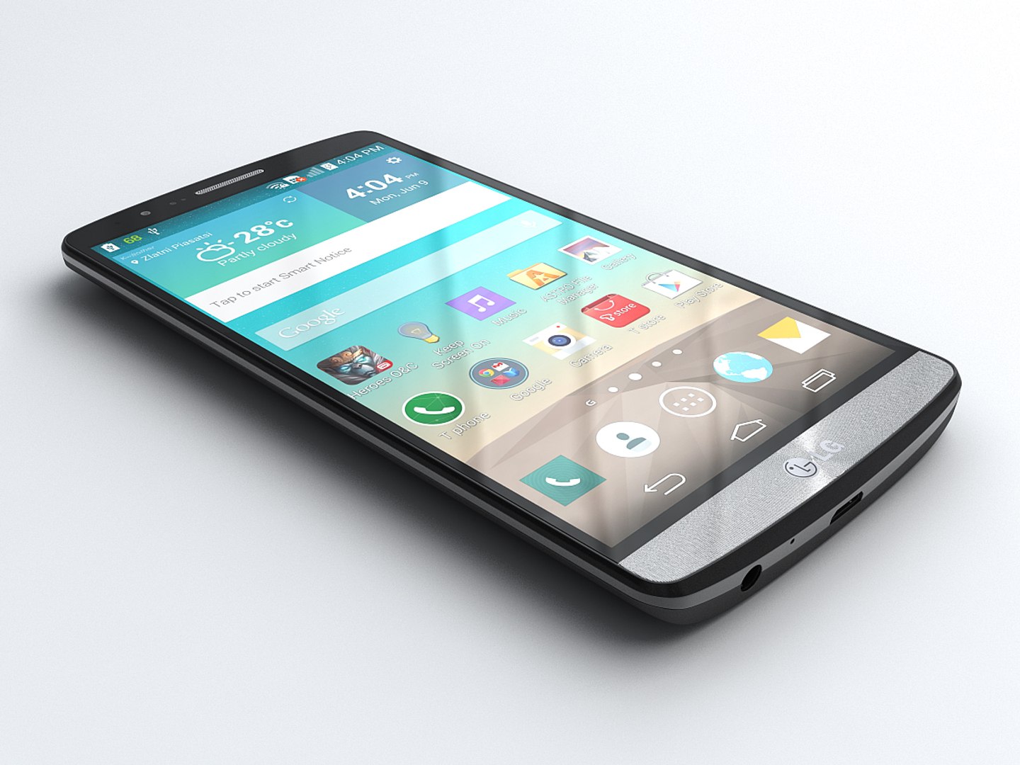 Lg G3 Mobile Phone 3d Max