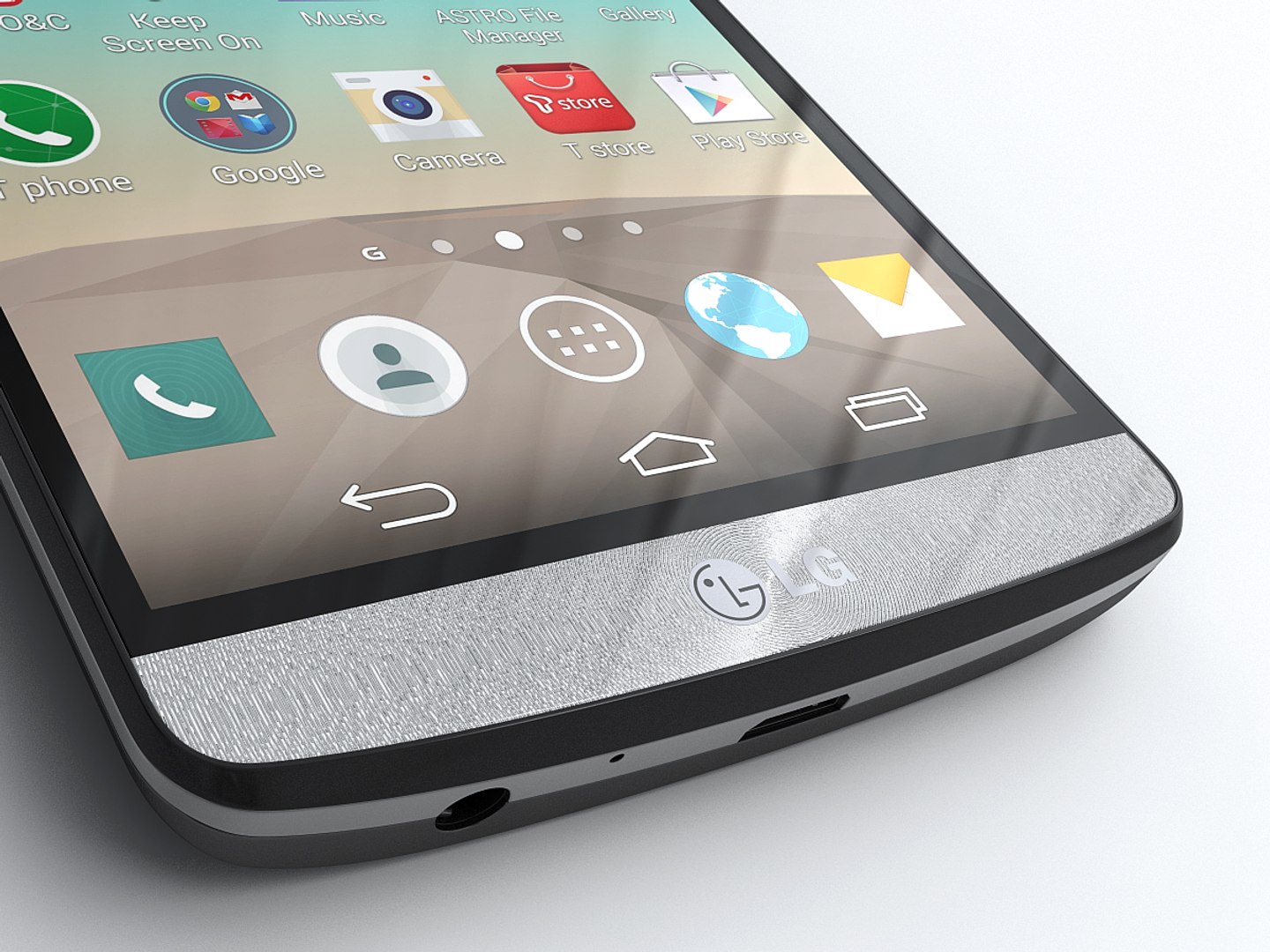 Lg G3 Mobile Phone 3d Max