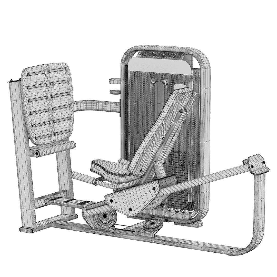 DHZ Fitness E-7003 Leg Press 3D - TurboSquid 1947321