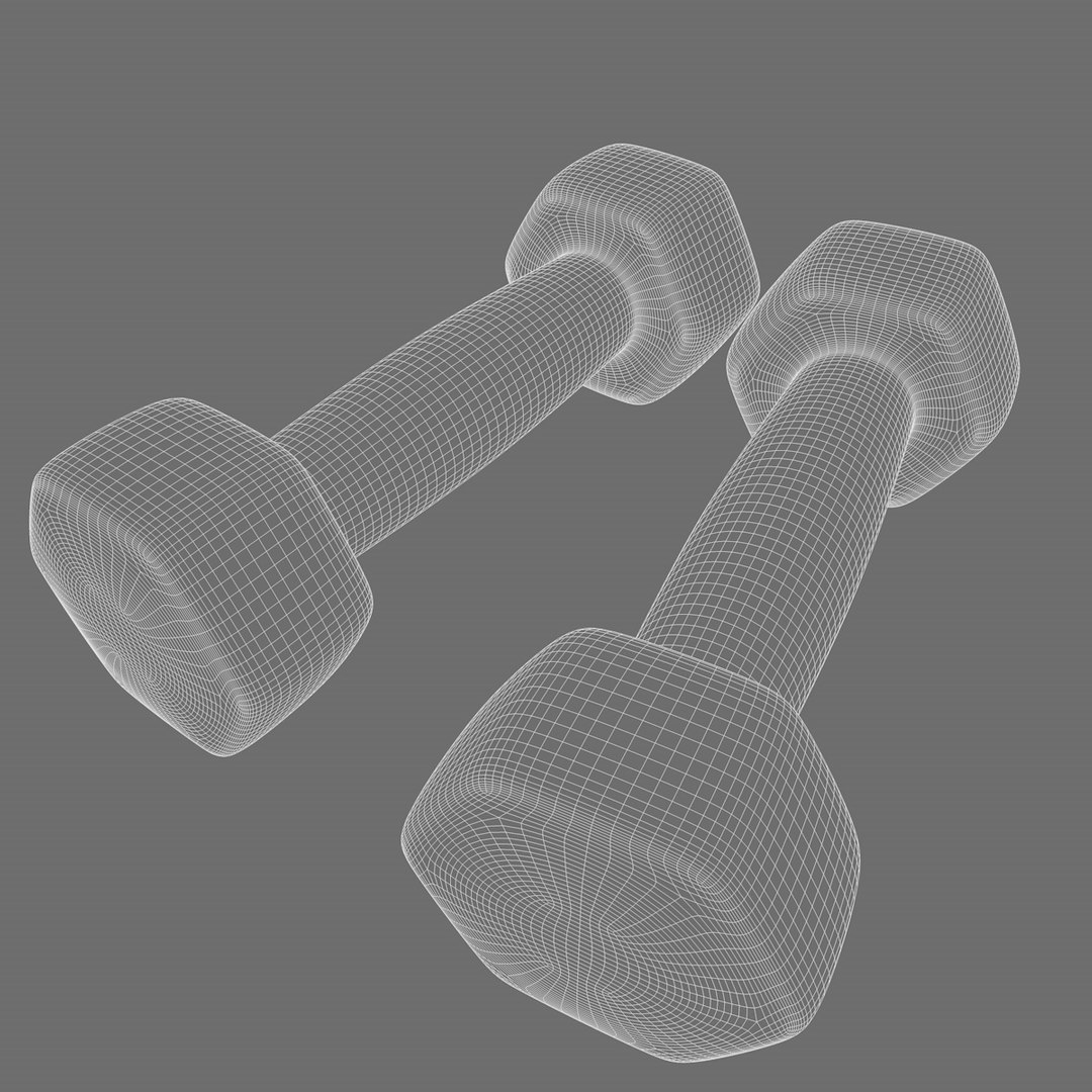 3d model dumbbells v2