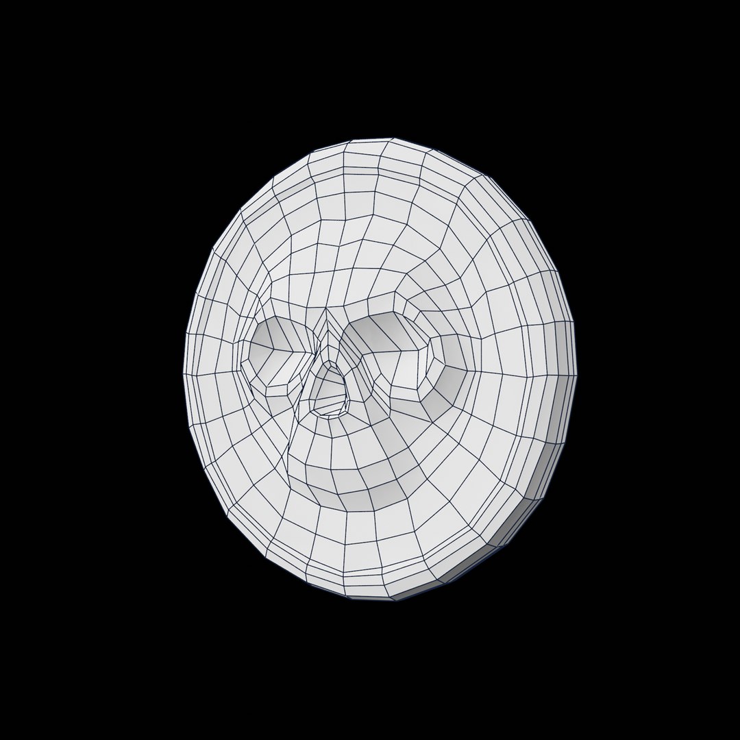 3D Golden Coin Skull Model - TurboSquid 1608002