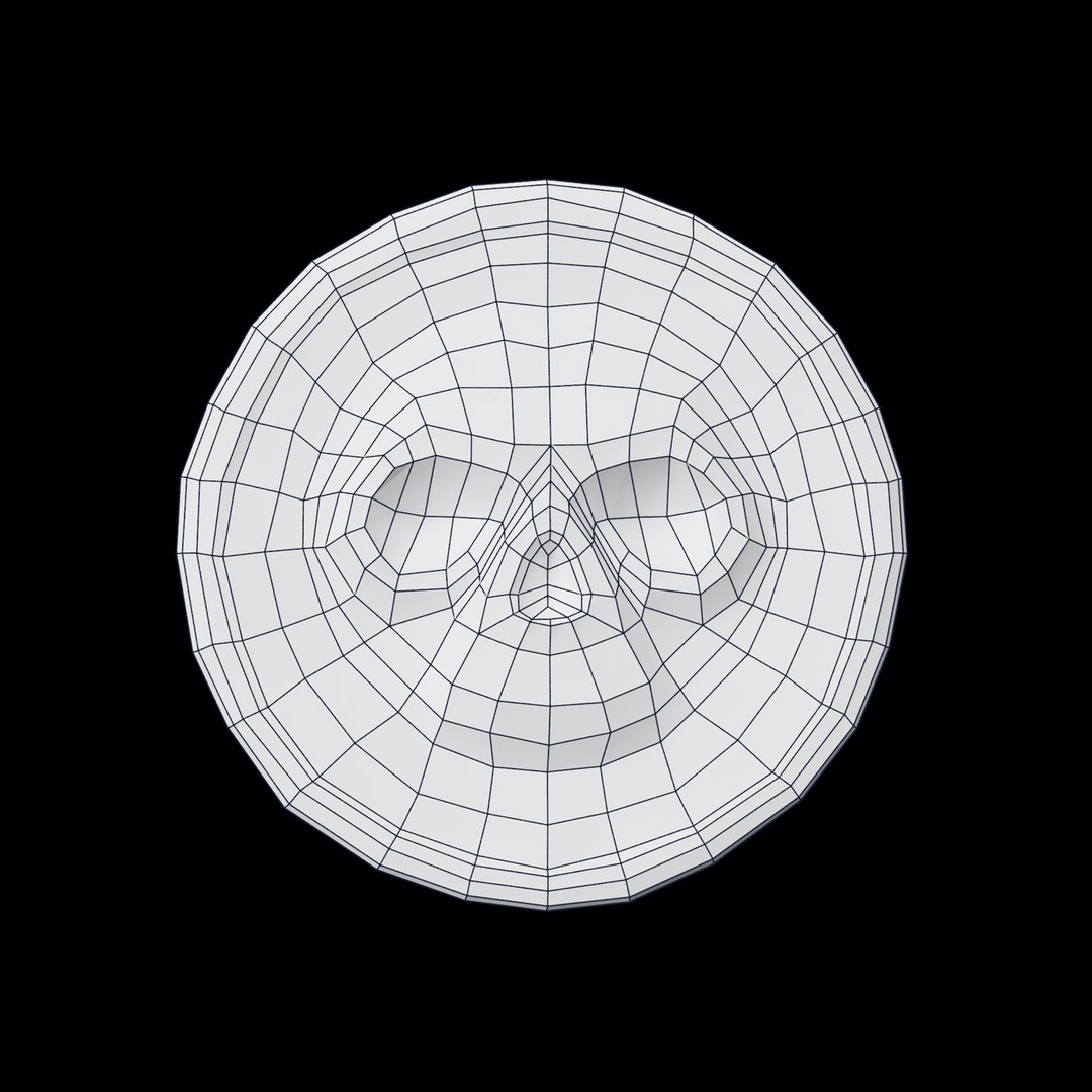 3D Golden Coin Skull Model - TurboSquid 1608002