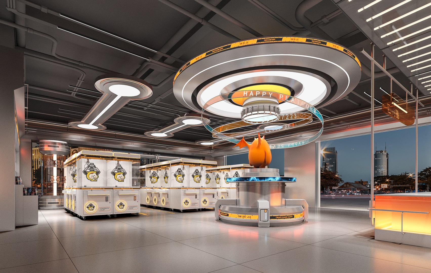 3D Model Claw Machine Shop Shopping Mall - TurboSquid 2216015