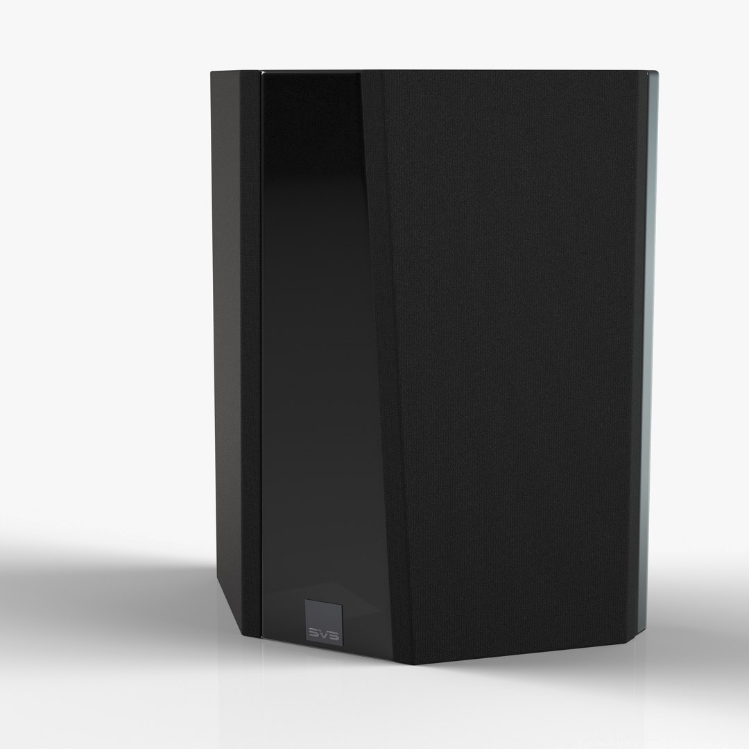 SVS Ultra Surround Speaker Piano Black 3D model - TurboSquid 2127274