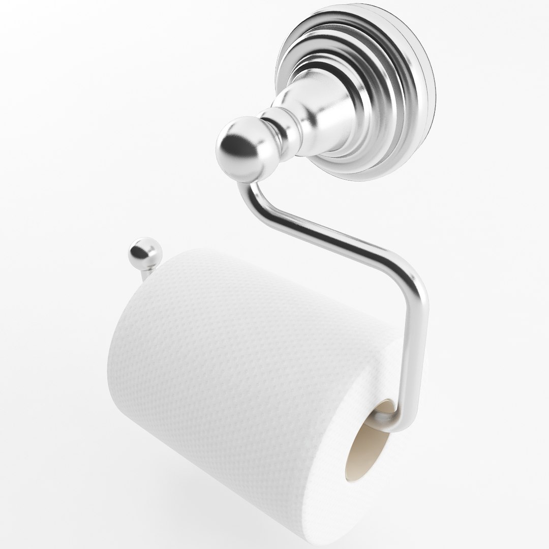 Toilet Paper Holder 3D - TurboSquid 1506870