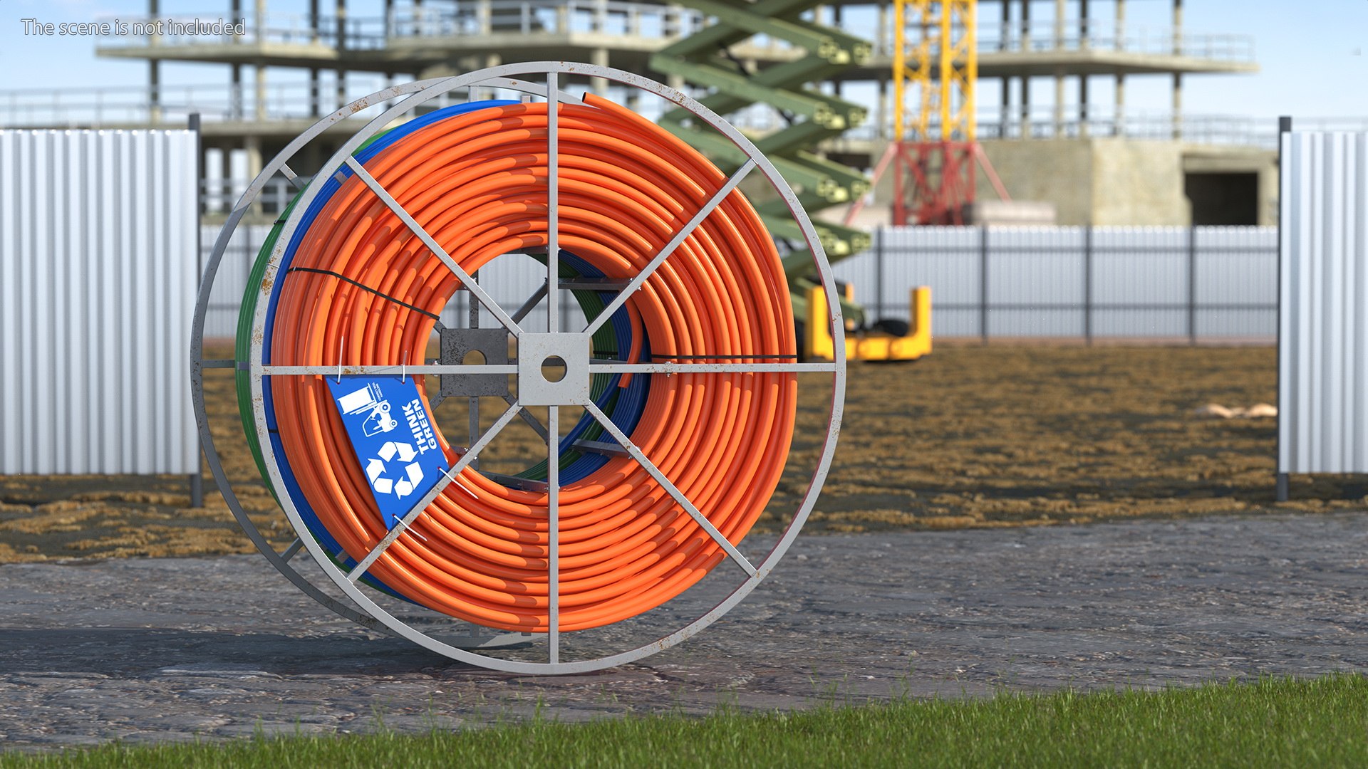 3D hdpe conduit reel model - TurboSquid 1685618