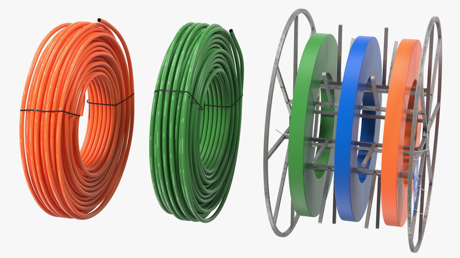 3D hdpe conduit reel model - TurboSquid 1685618