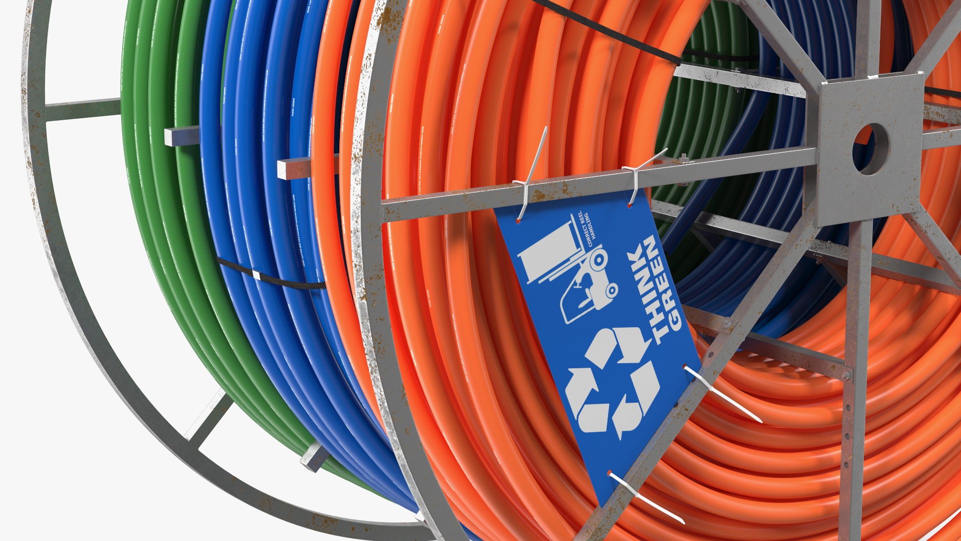 3D hdpe conduit reel model - TurboSquid 1685618