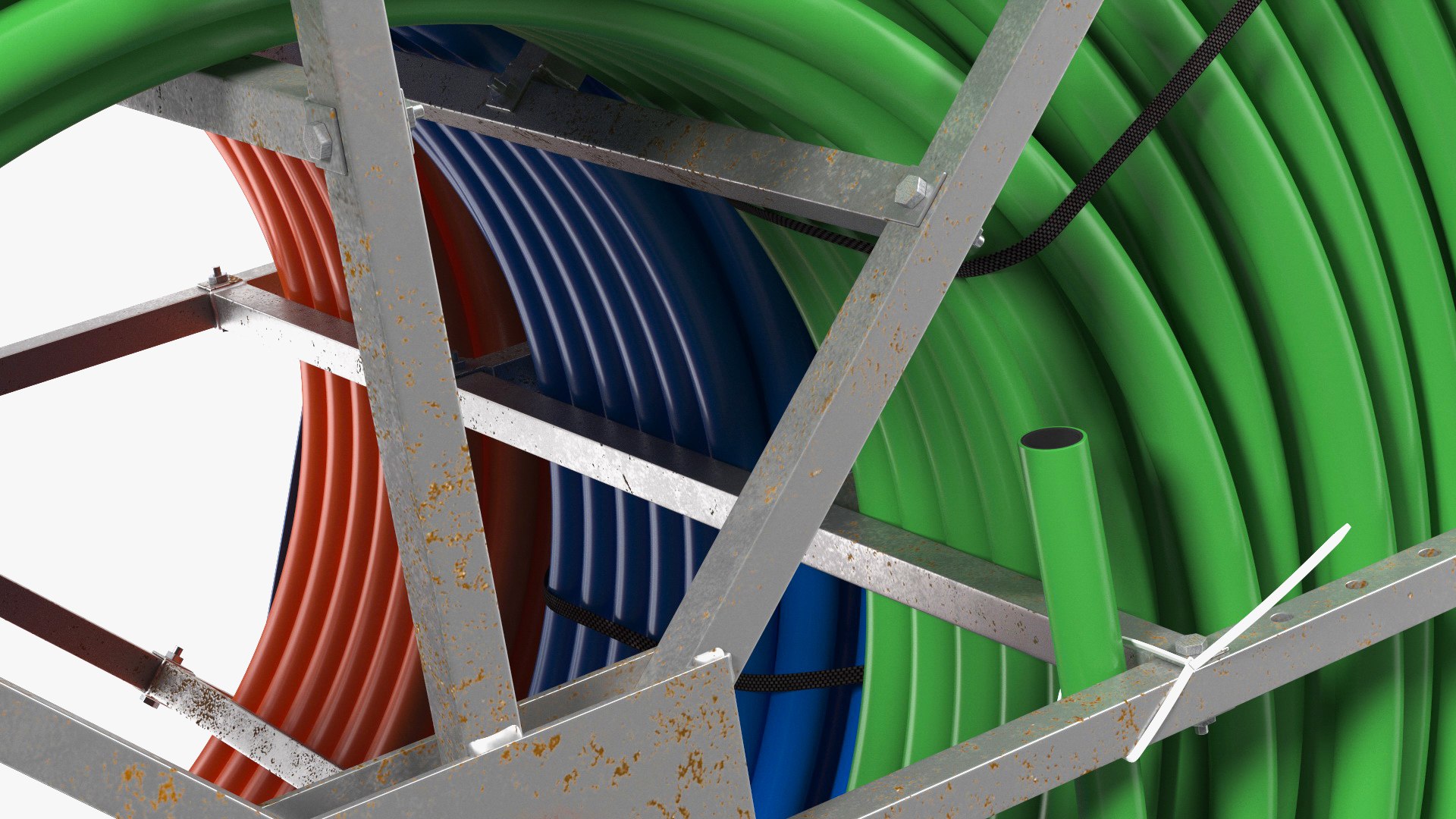 3D hdpe conduit reel model - TurboSquid 1685618