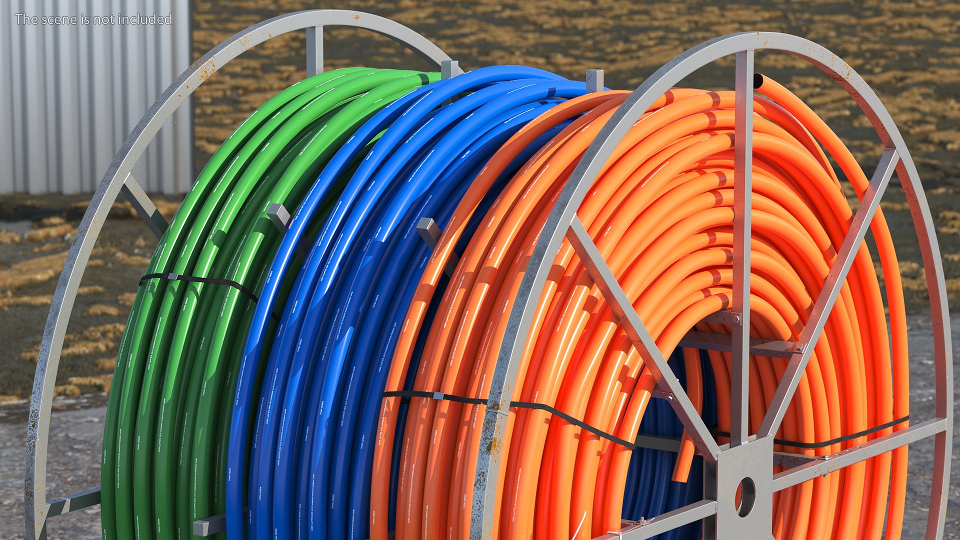 3D hdpe conduit reel model - TurboSquid 1685618