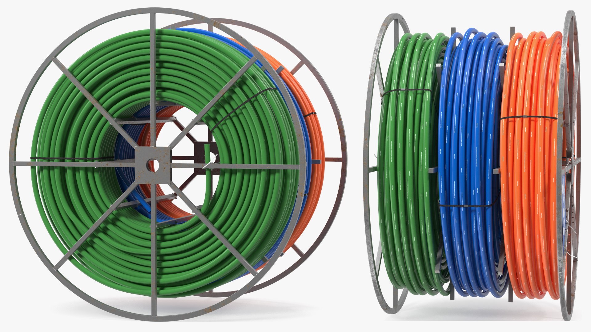 3D hdpe conduit reel model - TurboSquid 1685618