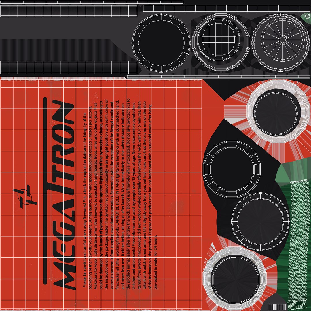 Megatron Firecracker with Fuse 3D model - TurboSquid 1803300