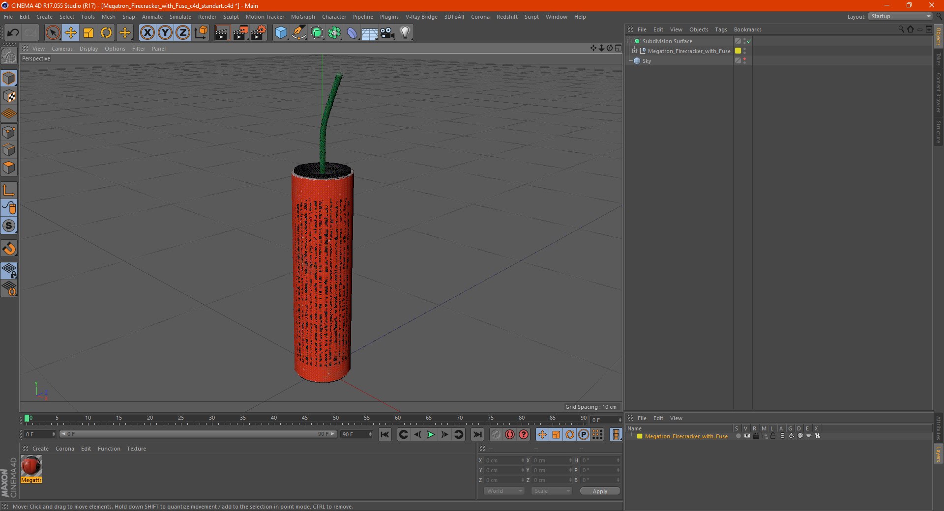Megatron Firecracker with Fuse 3D model - TurboSquid 1803300