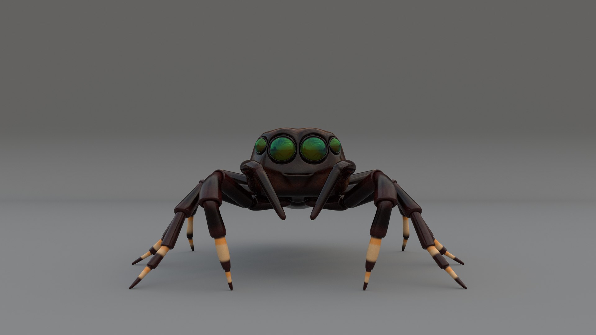 3D Spider FUR ANIMATED Model - TurboSquid 1962179
