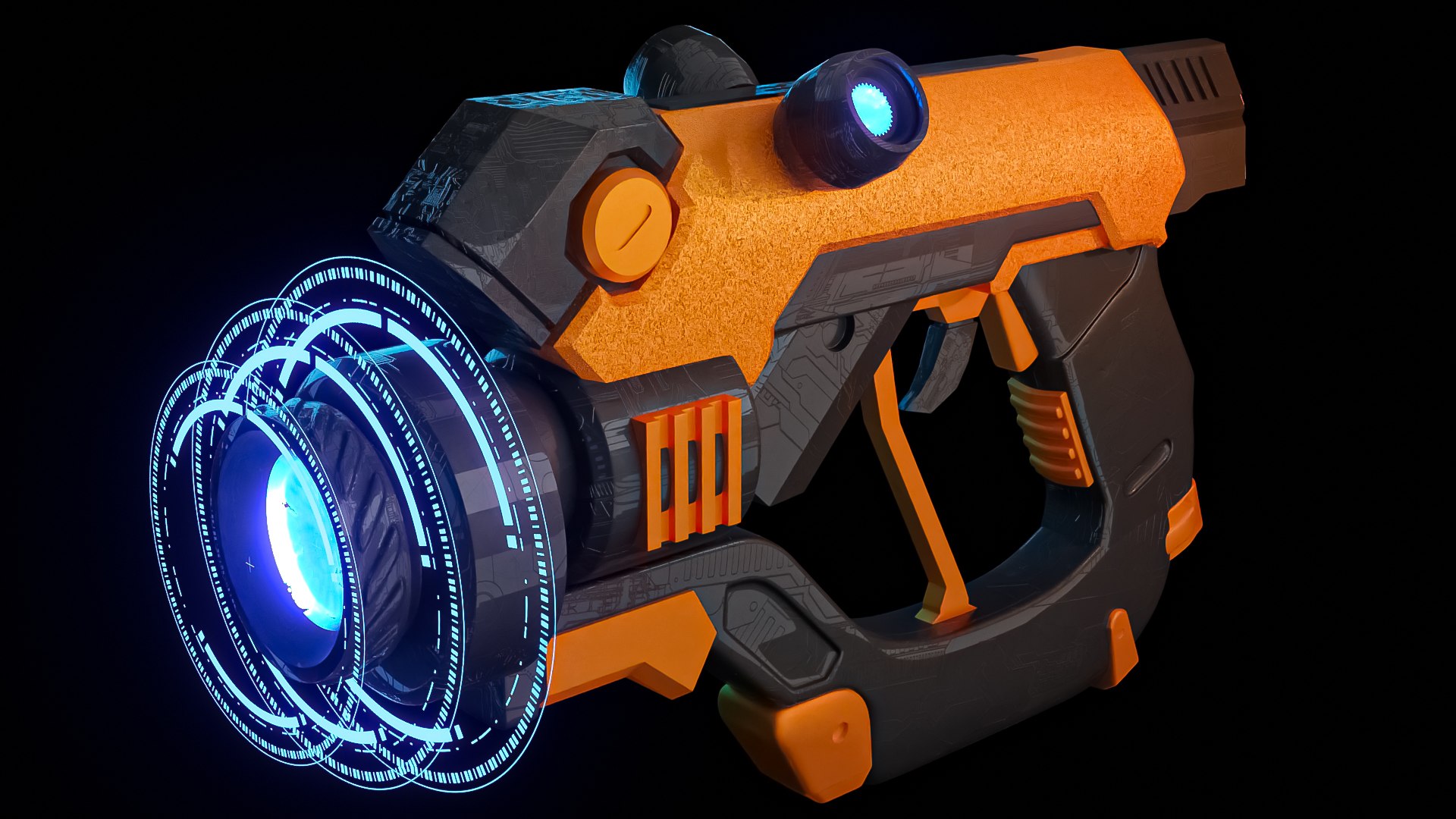 3D Sai-fi Gun - TurboSquid 2221928