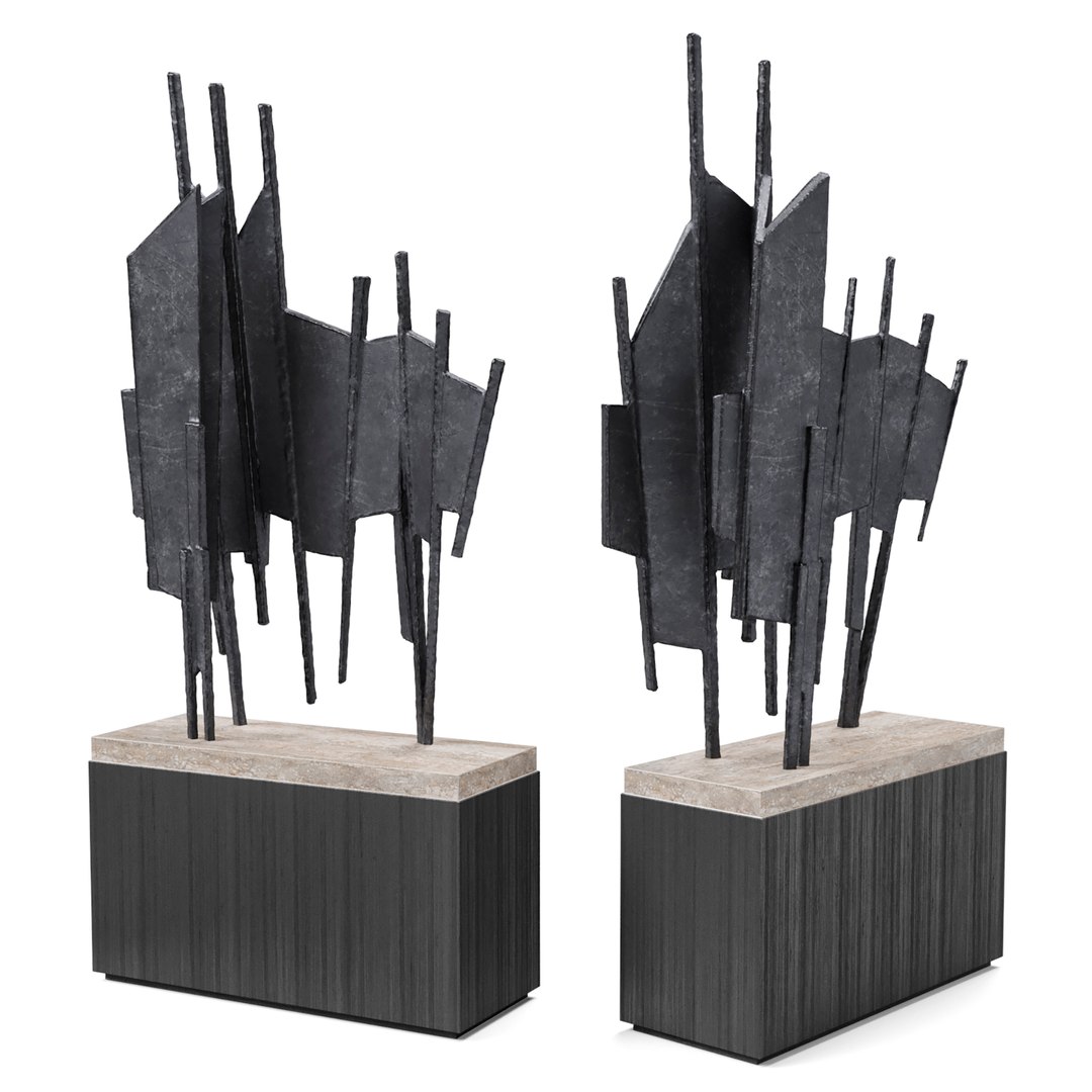 Metal Sail sculpture 3D model - TurboSquid 2071833
