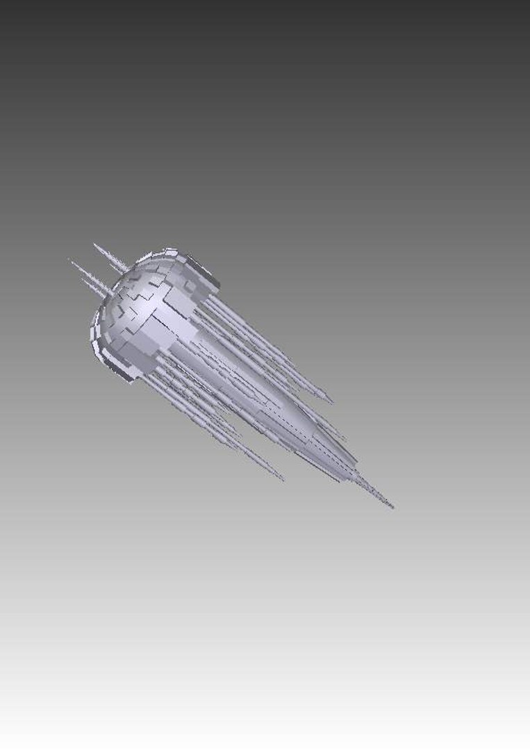 3d Replicator S Mothership Stargate Sg1 Model