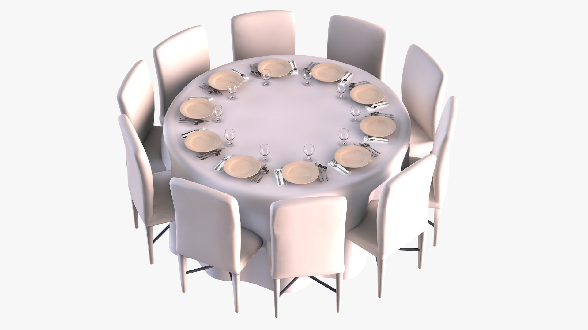 Diner Table 3D - TurboSquid 2106619