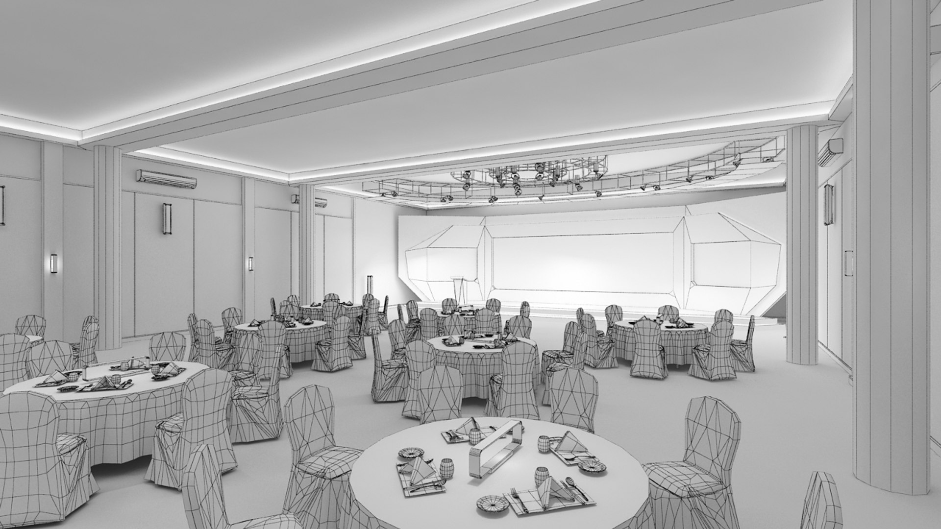 Event Room Games 3D Model - TurboSquid 1575995