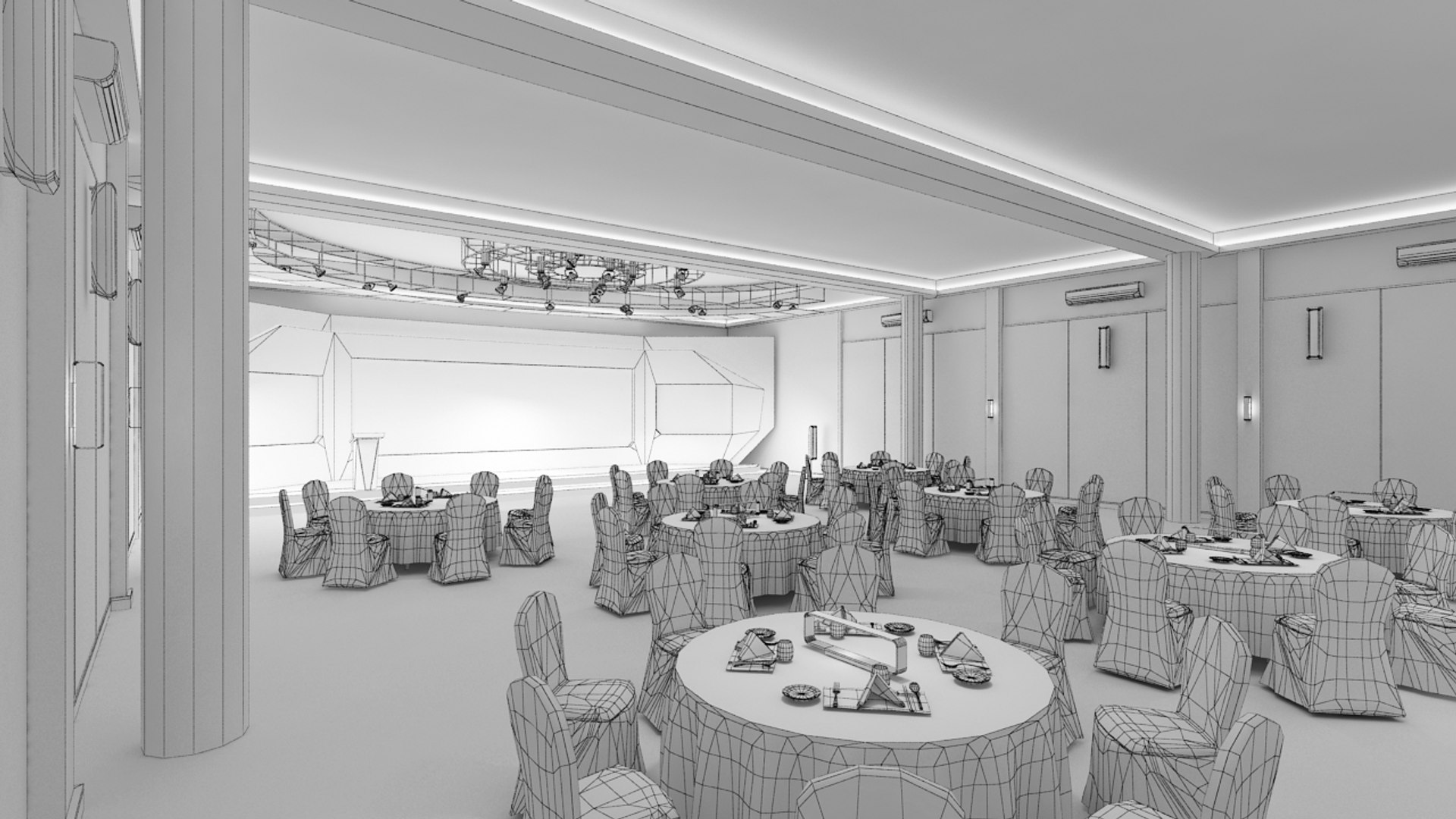 Event Room Games 3D Model - TurboSquid 1575995