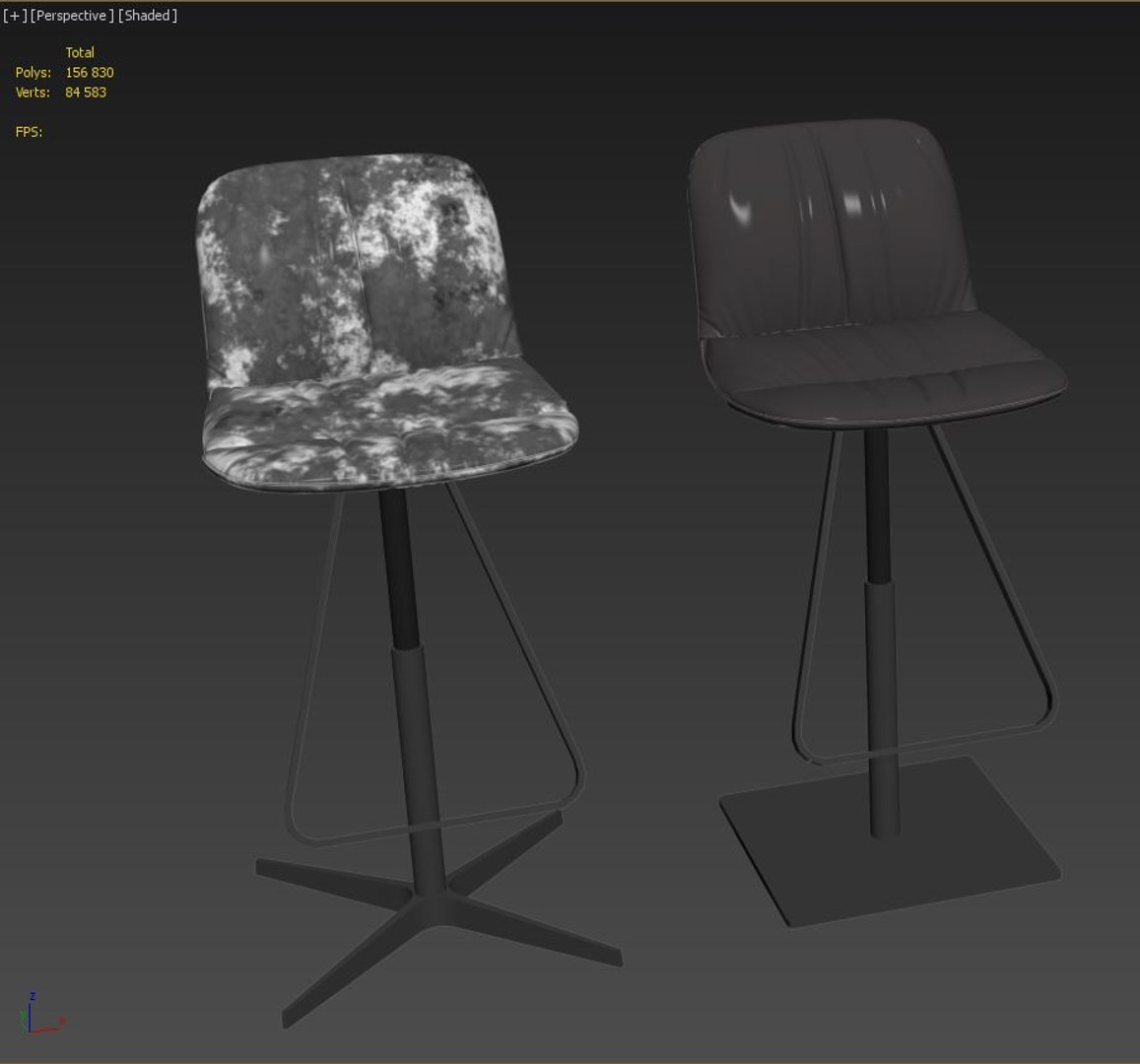 Cattelan Italia Axel Barstool 3D Model - TurboSquid 1410848