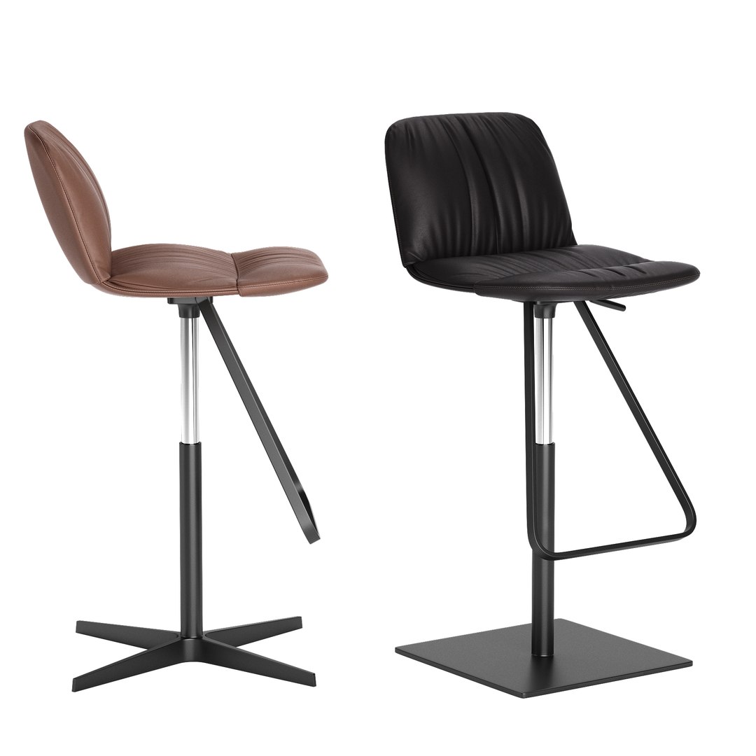 Cattelan Italia Axel Barstool 3D Model - TurboSquid 1410848