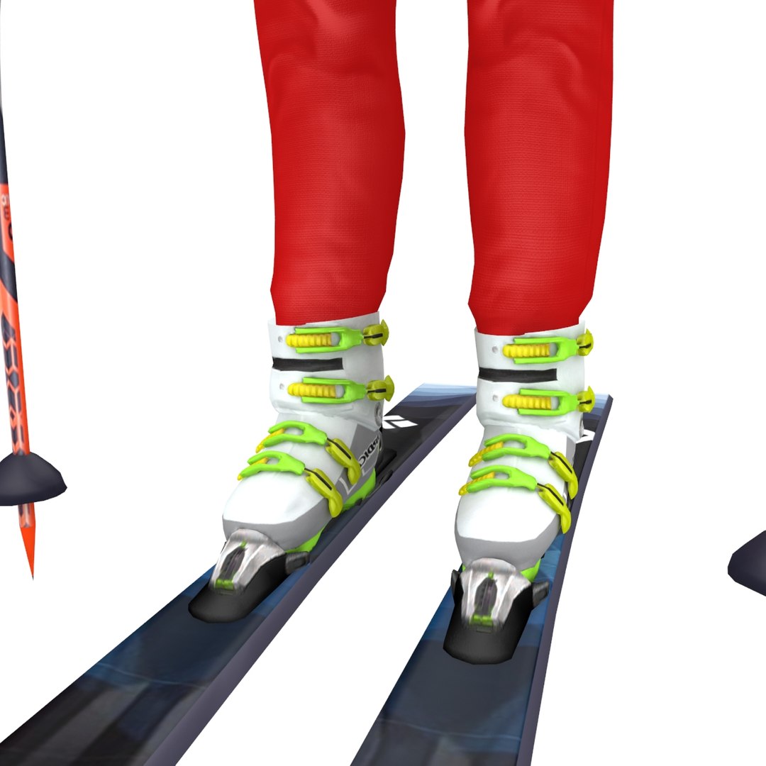 Skier Ski 3D Model - TurboSquid 1284499