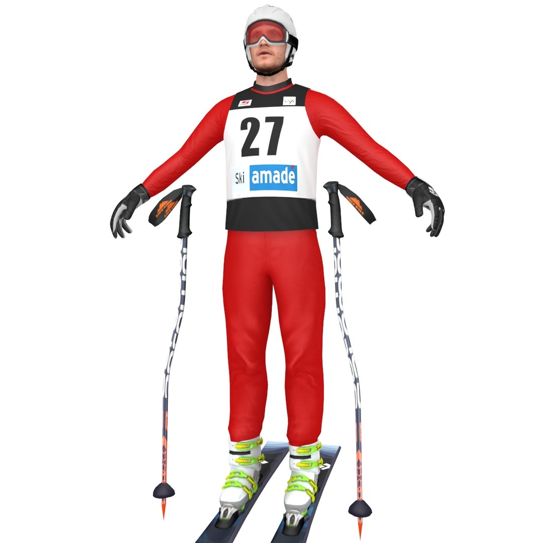 Skier Ski 3D Model - TurboSquid 1284499