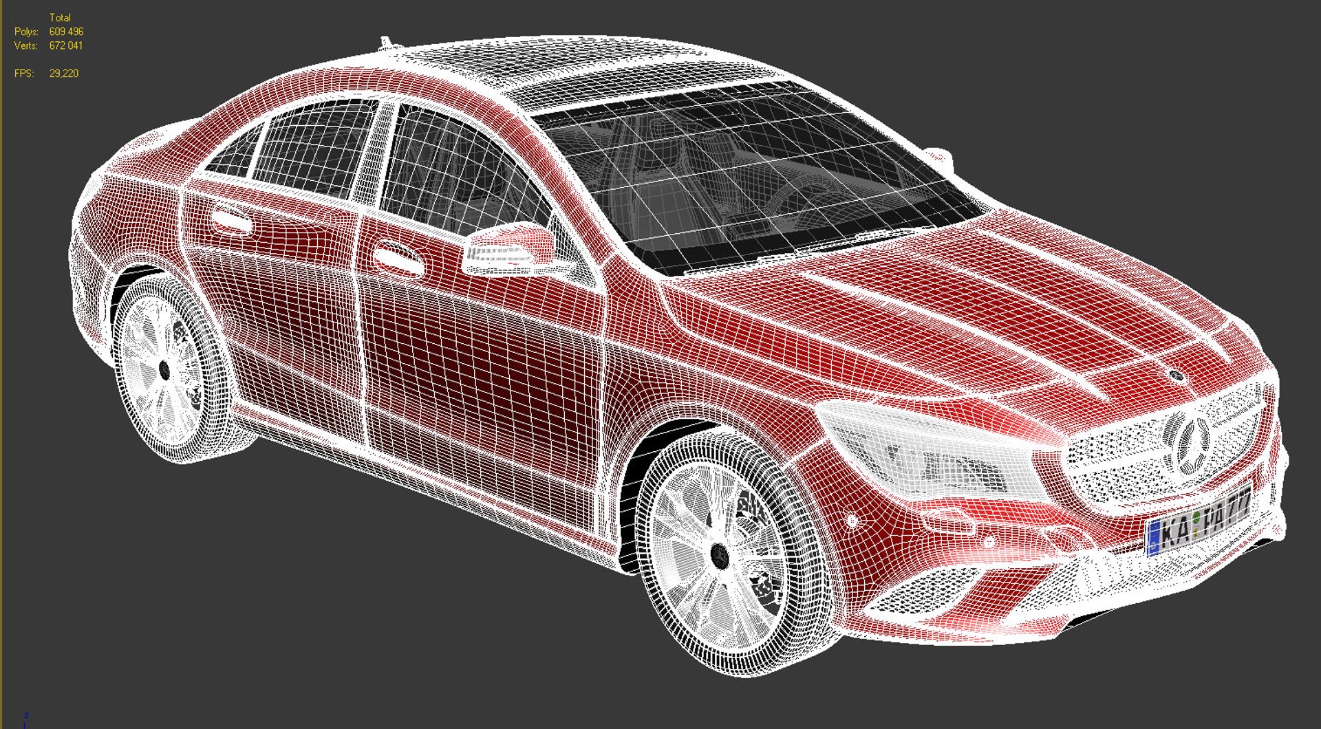 3d model 2013 2014 sedan mercedes
