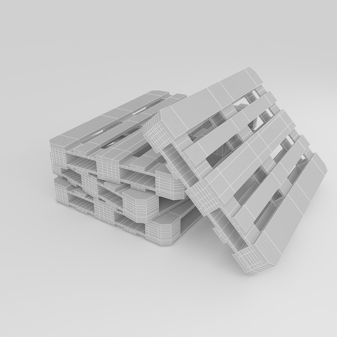 Wood Pallet 3D Model - TurboSquid 1520234