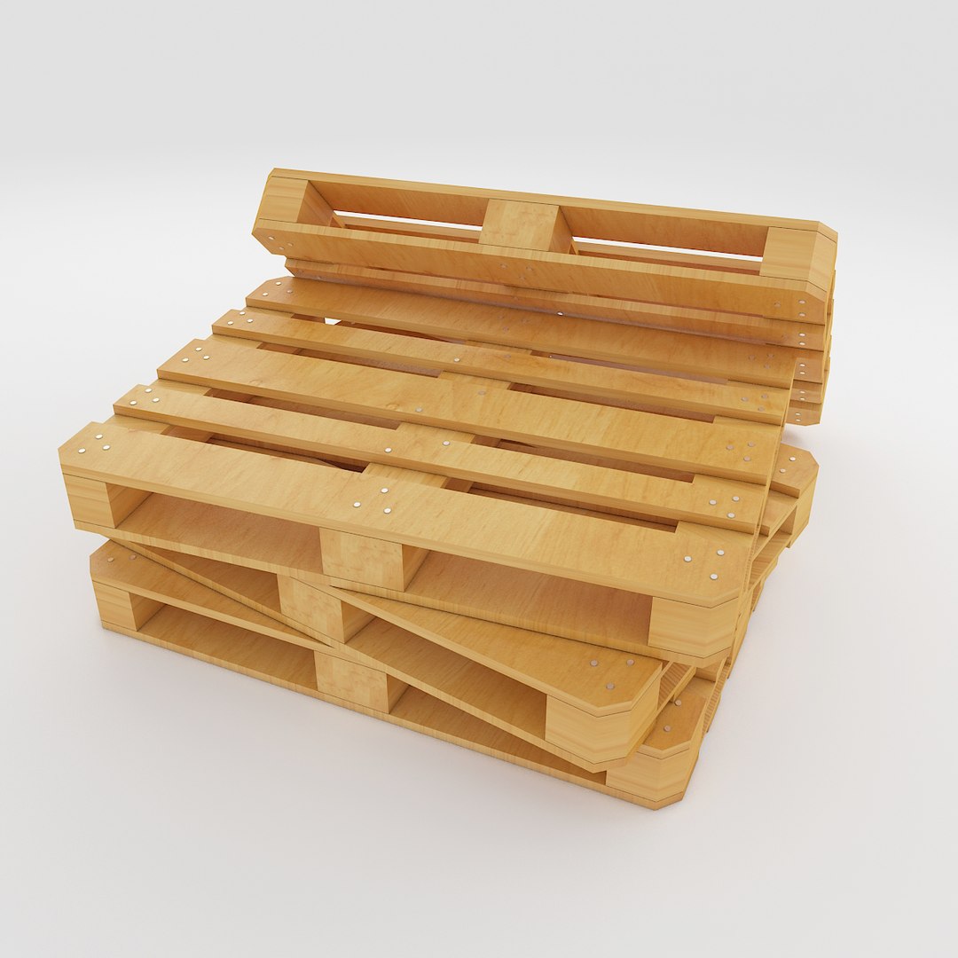 Wood Pallet 3D Model - TurboSquid 1520234