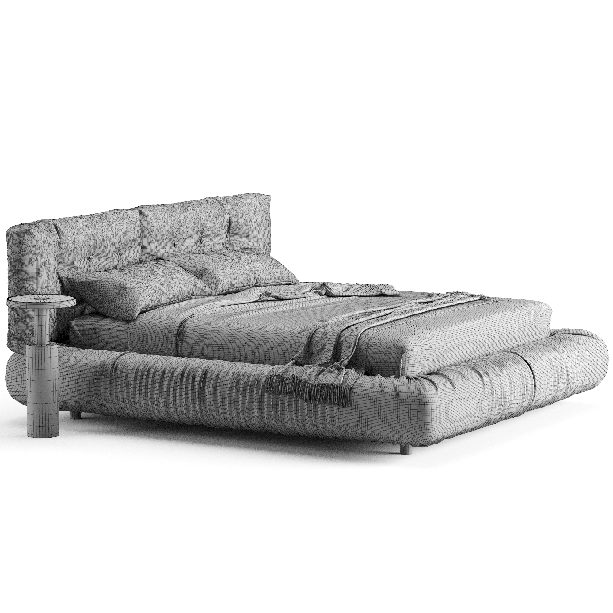 3D model Baxter Milano Bed - TurboSquid 1809792