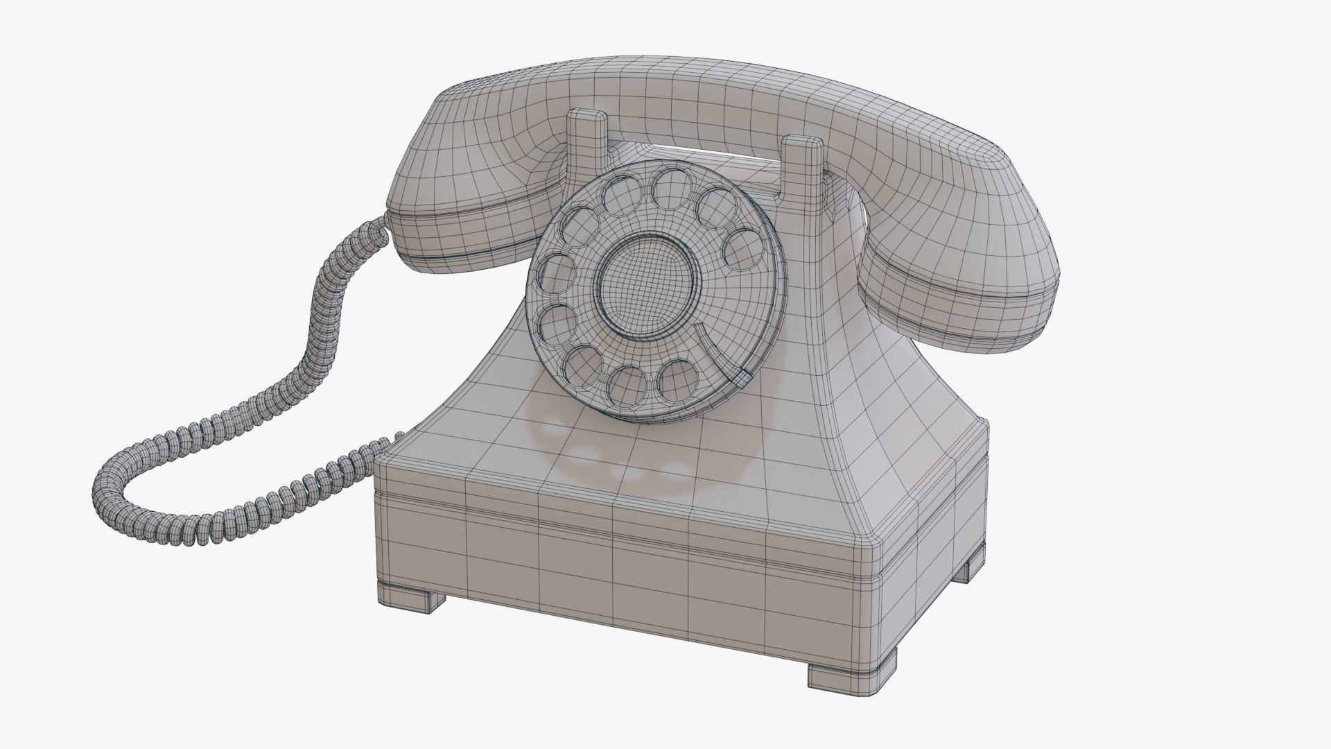 Retro Phone Model - TurboSquid 1490148