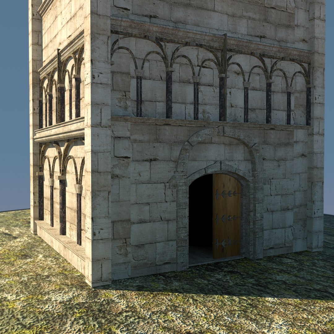 3d Medieval Belfry Model