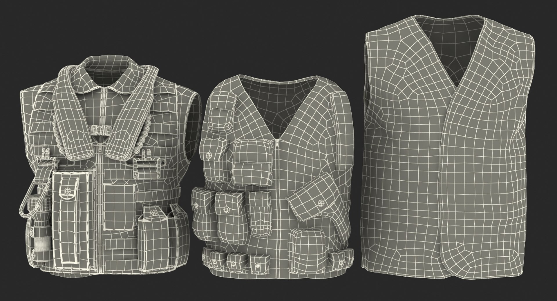 3D vests 2 - TurboSquid 1169161