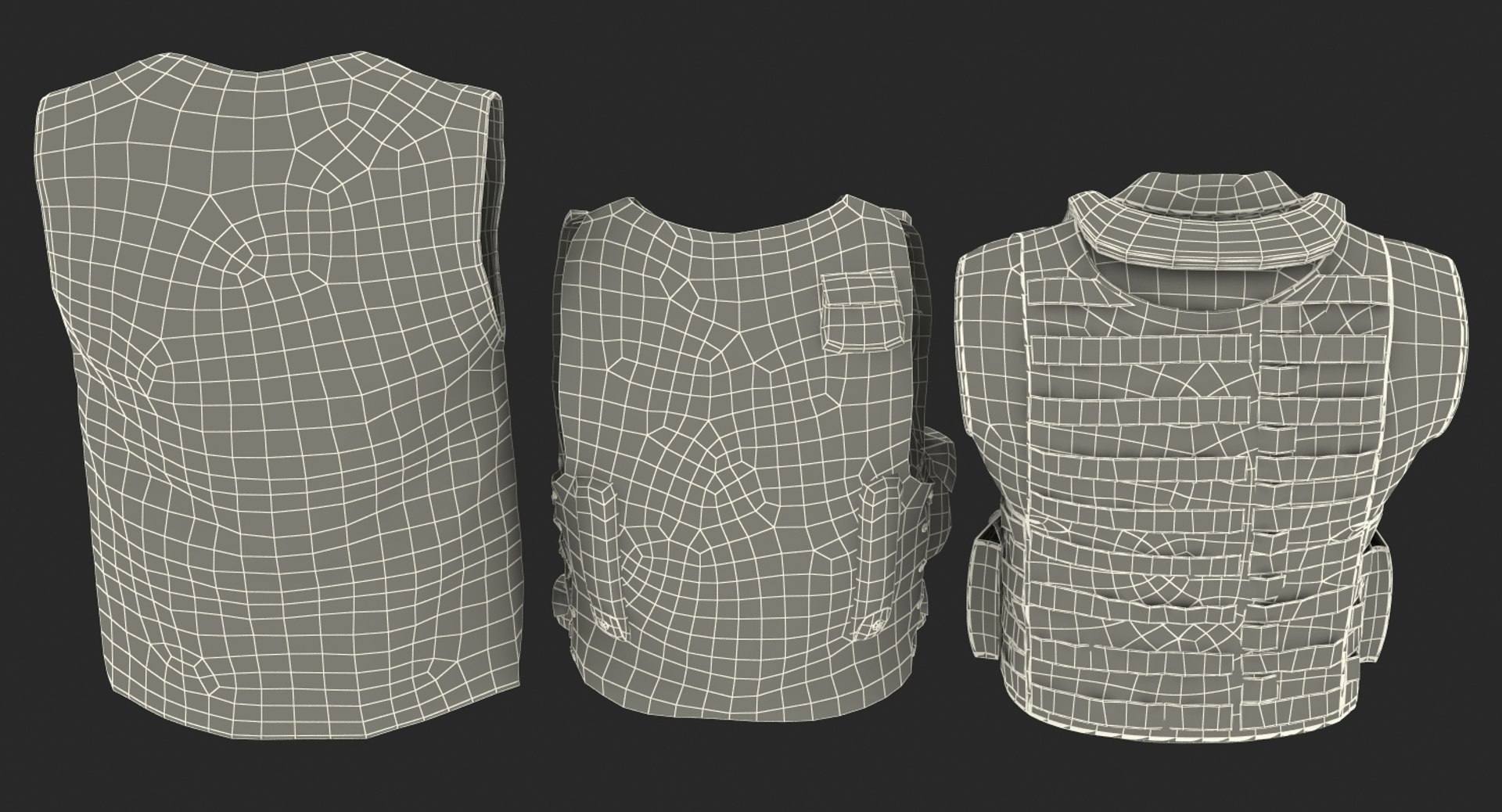 3D vests 2 - TurboSquid 1169161