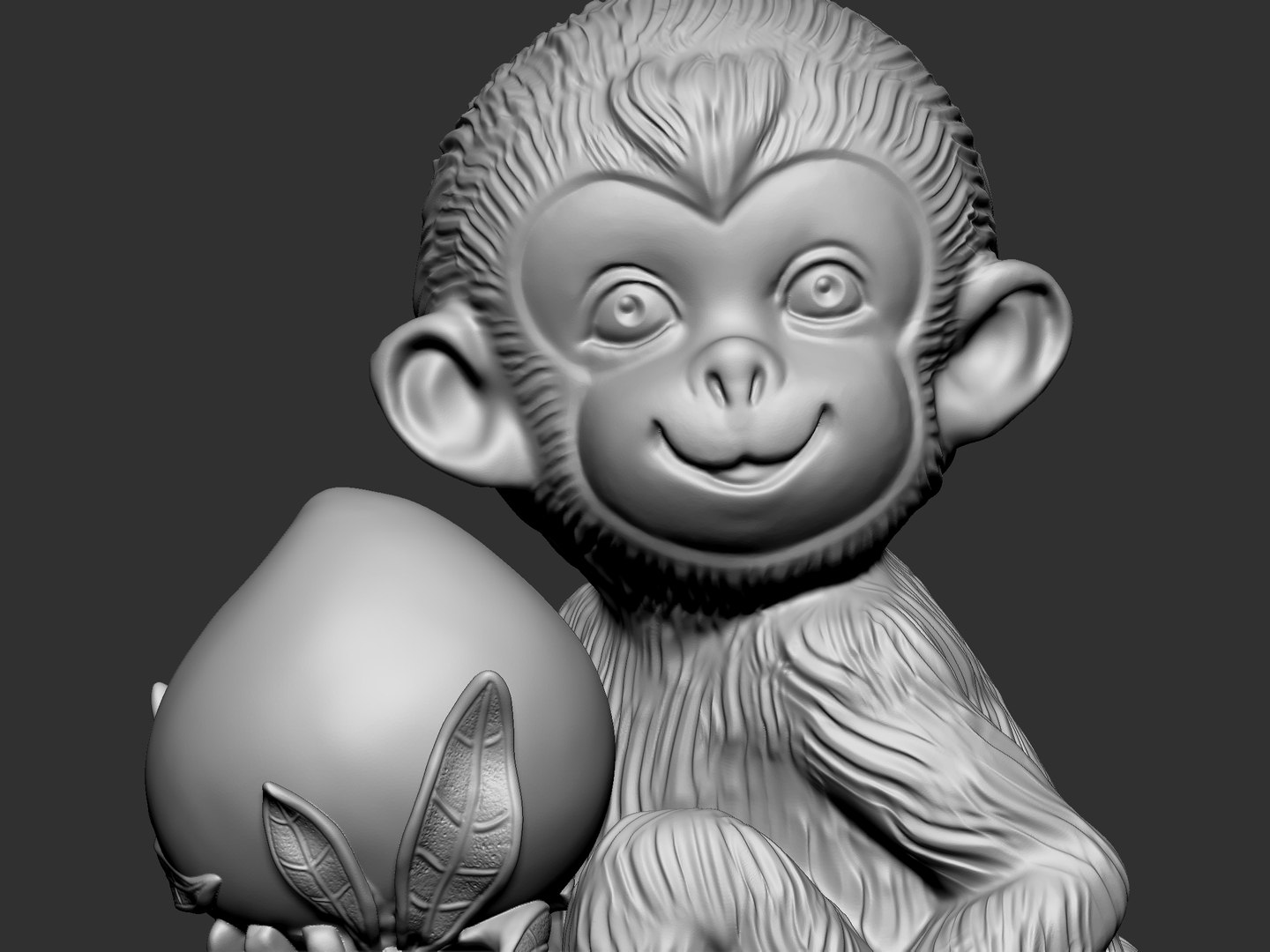 3D Monkey - TurboSquid 2169422