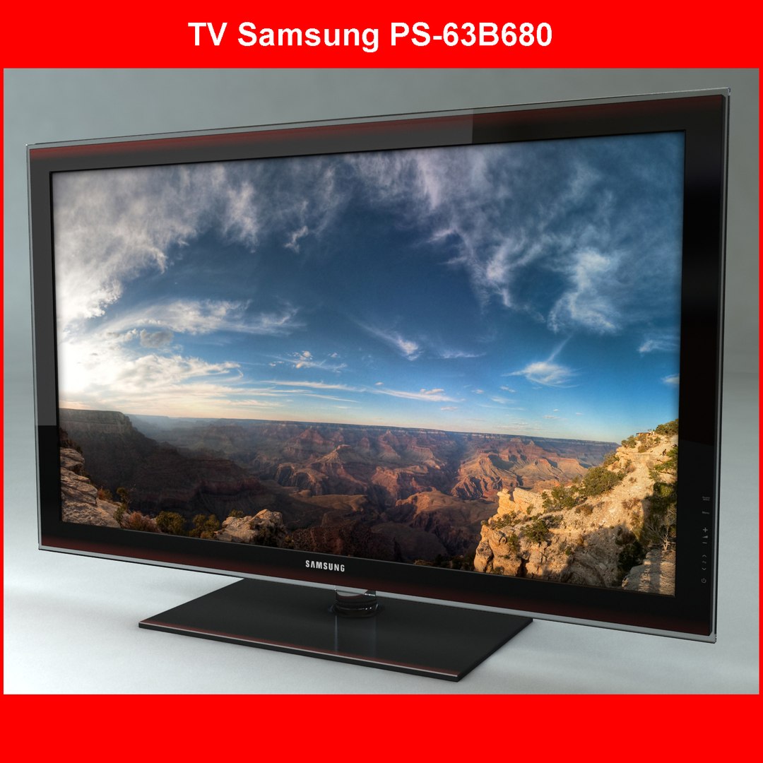3d Tv Samsung Ps-63b680 Model