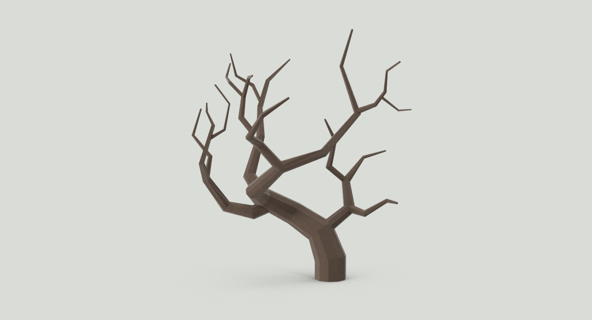 bare desert tree 02 3d model